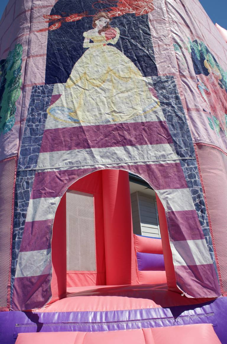 Disney Princess Jumping Castle Hire and Slide | Wonderland Jumping Castles