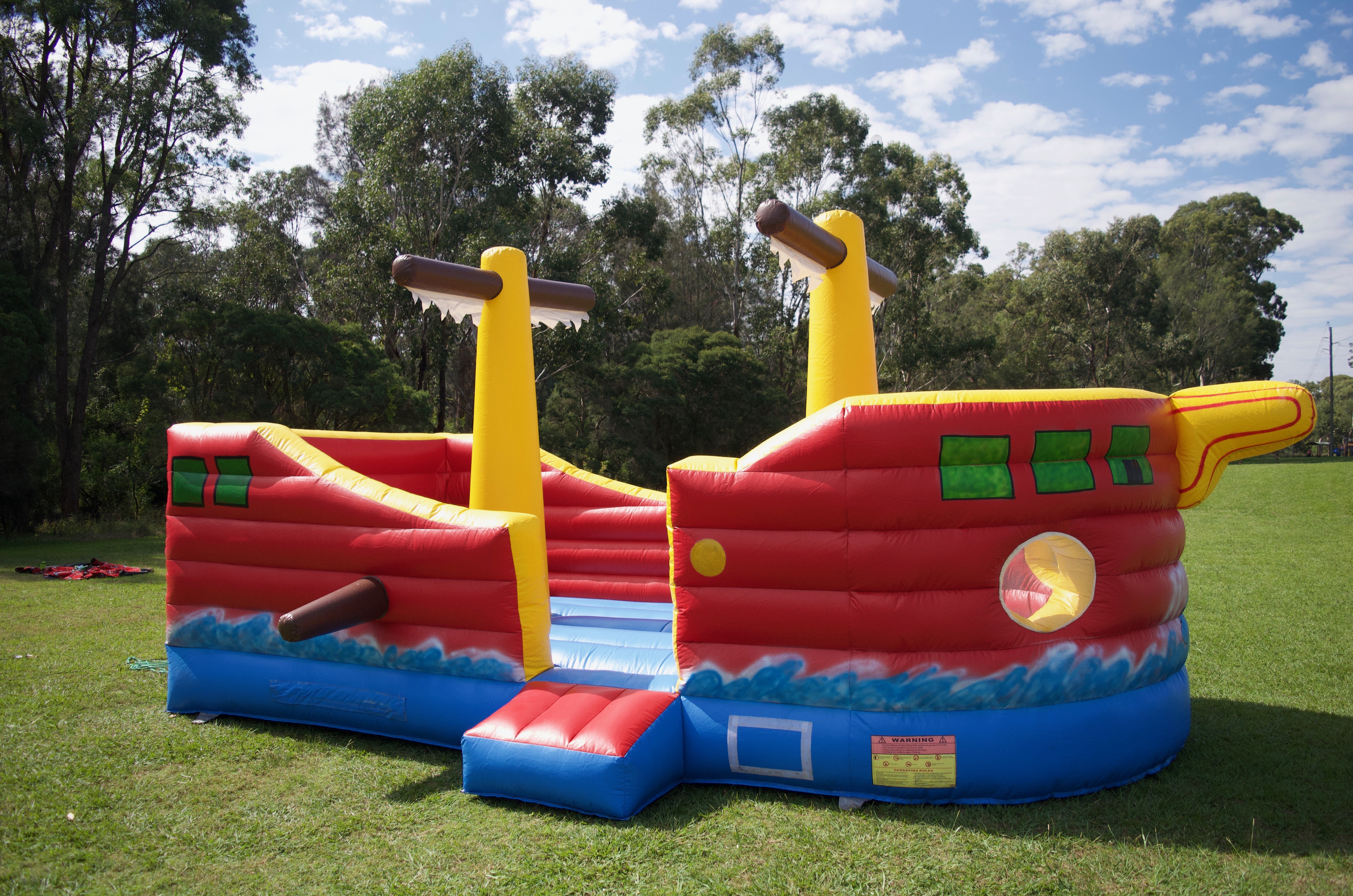 Pirate Ship Jumping Castle Hire | Wonderland Jumping Castles