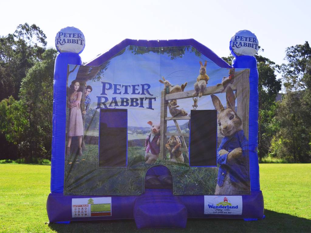 Peter Rabbit Jumping Castle Hire and Slide | Wonderland Jumping Castles