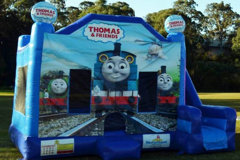 Thomas the Tank Engine Jumping Castle Hire and Slide | Wonderland ...