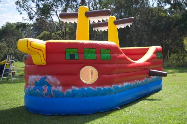 Pirate Ship Jumping Castle Hire | Wonderland Jumping Castles