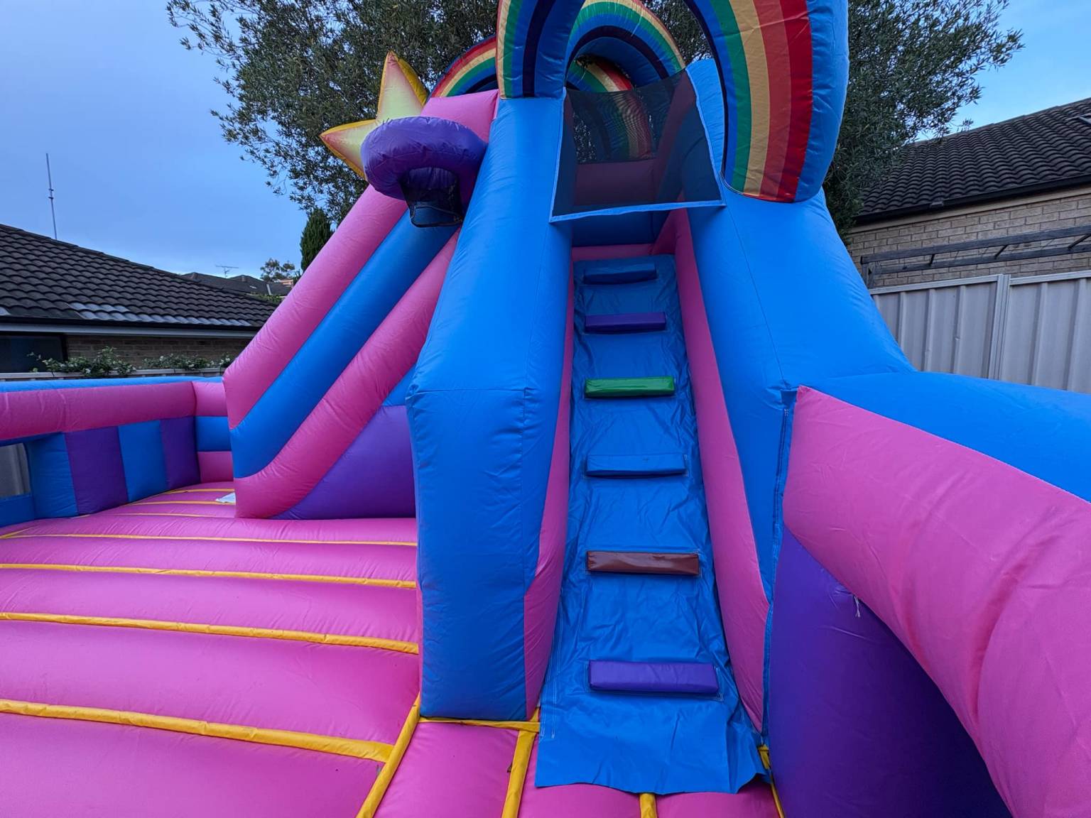 Unicorn Jumping Castle Hire and Slide | Wonderland Jumping Castles