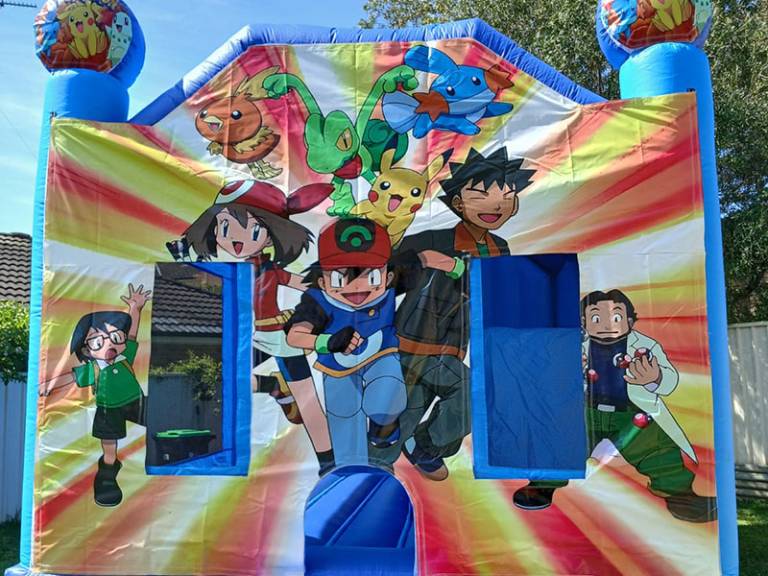 Pokémon Jumping Castle Hire and Slide | Wonderland Jumping Castles